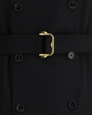 Burberry Double-breasted Belted Mini Dress