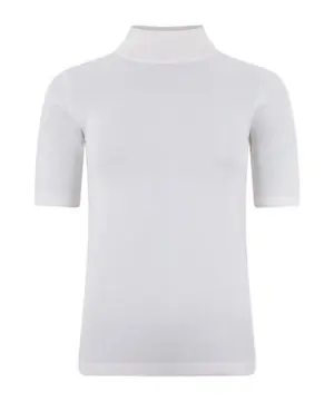 Brunello Cucinelli Short-sleeved Knit Top - White