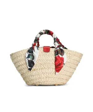 Dolce & Gabbana Dolce Gabbana Small Kendra Dg Logo Patch Tote Bag