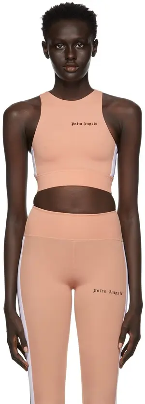 Palm Angels Side-stripe Sports Bra