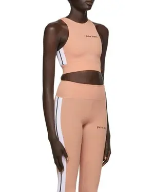 Palm Angels Side-stripe Sports Bra