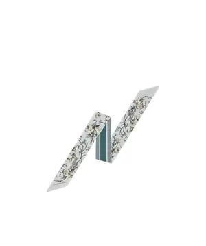 Dior Lumière De Rose Mitzah Scarf - White/blue