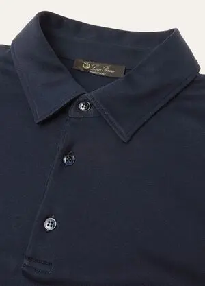 Loro Piana Tremezzo Polo Shirt - Navy Blue