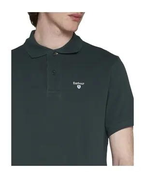 Barbour Logo Embroidered Short-sleeved Polo Shirt