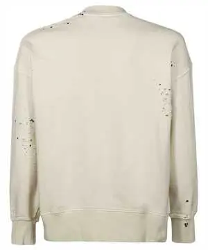 Palm Angels Round Collar Long Sleeve Sweater