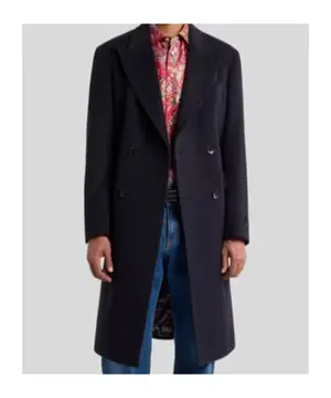 Etro Double-breasted Cashmere Coat