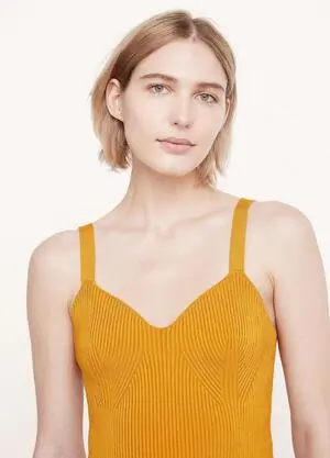 Vince Ribbed-knit Bralette Top