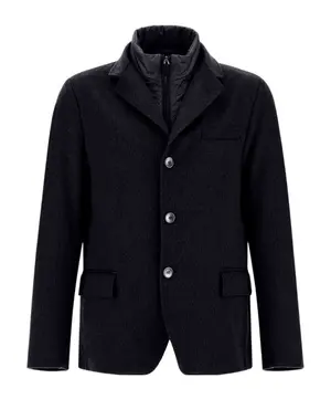 Herno Detachable-collar Jacket - Black