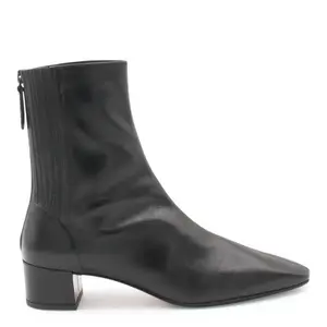AQUAZZURA Honore Square-toe Ankle Boots - Black