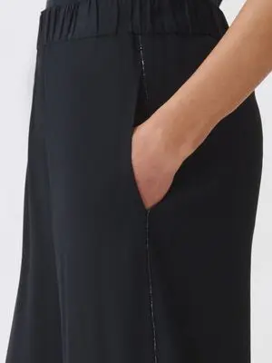 Fabiana Filippi Beaded-trim Trousers
