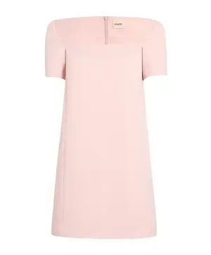 Khaite Khaite Benji Mini Dress Soft Pink