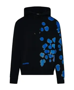Dsquared2 Dye-print Cotton Hoodie