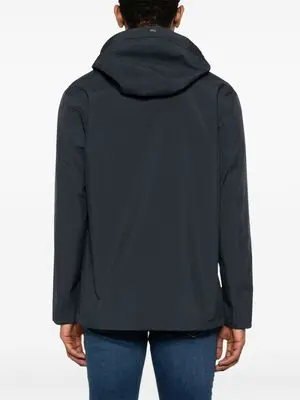 Herno Hooded Jacket With Two-way Zipper And Flap Pockets