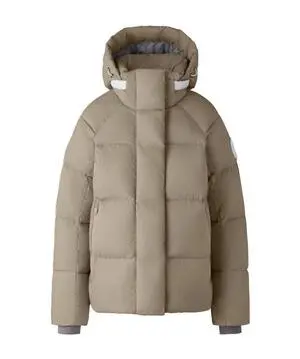 Canada Goose Hooded Quilted Down Jacket - Stone Gray