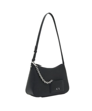 Armani Exchange Crossbody Bag With A Textured Grain And Chain