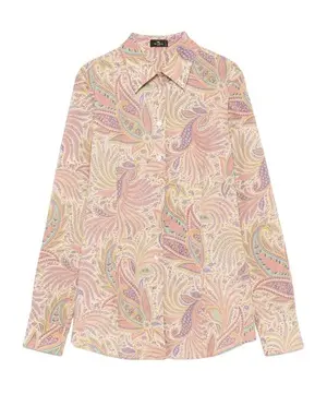 Etro Paisley-print Shirt - Nude