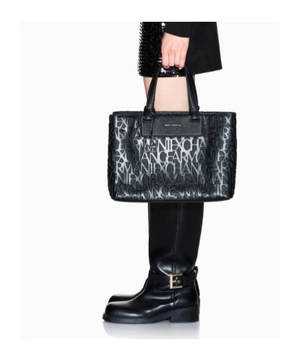 Armani Exchange Logo Allover Handbag