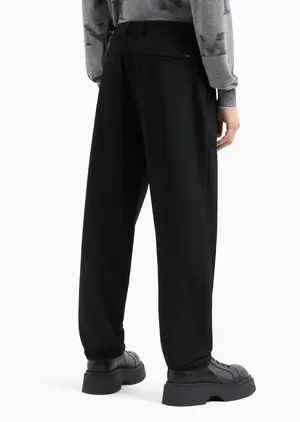 Emporio Armani Compact Fabric Chinos