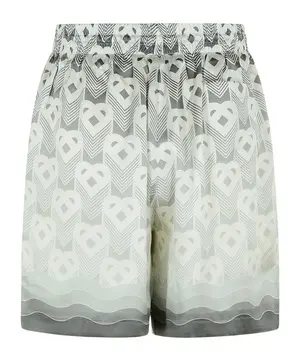Casablanca Gradient Heart Monogram Shorts