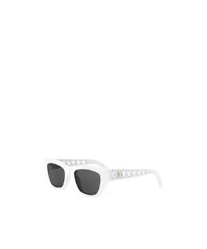 Dior Full Frame Sunglasses - White