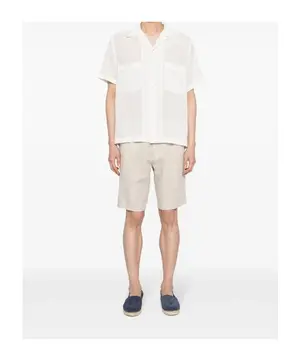 Eleventy Linen Bermuda Shorts