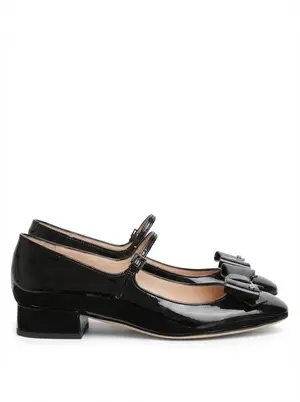 Gucci Ballet Flat With Bow - Black