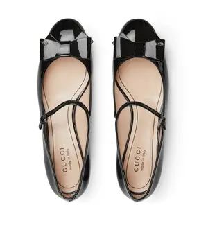 Gucci Ballet Flats With Bow Detail