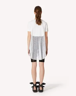 Red Valentino Tulle Logo T-shirt