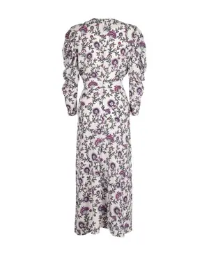 Isabel Marant Étoile Floral-print Silk Midi Dress