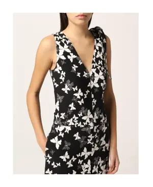 Red Valentino Sleeveless Printed Dress