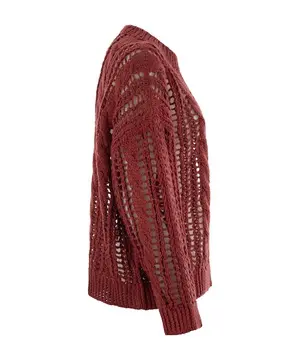 Brunello Cucinelli Crewneck Open Knit Jumper