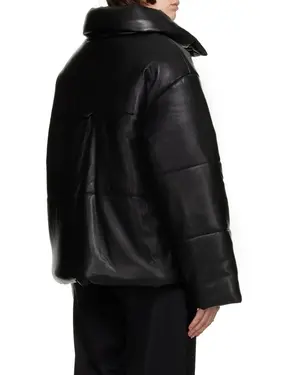 Nanushka Hide High-neck Puffer Jacket