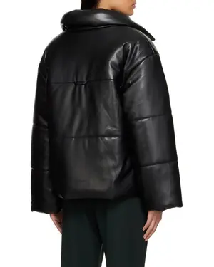Nanushka Hide High-neck Puffer Jacket