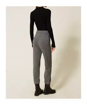 TWINSET Knitted Drawstring-waist Pants