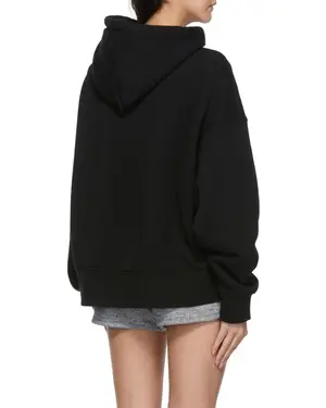 Palm Angels Logo Print Drawstring Hoodie