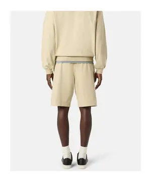 Stone Island Fleece Shorts With Logo Decal