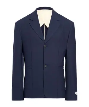 Jacquemus Darted Suit Jacket - Blue