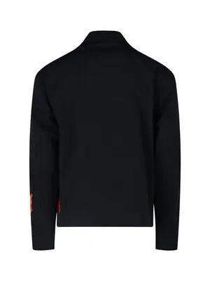 Off-White Zip-up Long-sleeve Jacket With Logo Detail