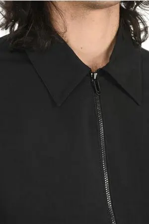 Off-White Zip-up Long-sleeve Jacket With Logo Detail