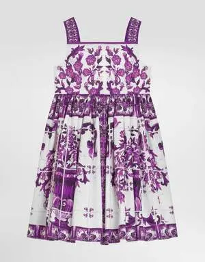 Dolce & Gabbana Graphic-print Cotton Dress