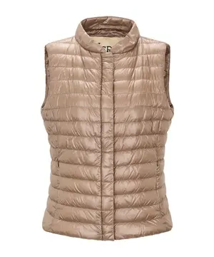 Herno Vera Quilted Waistcoat - Nude