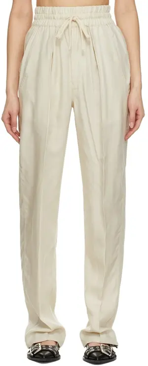 Isabel Marant Étoile Drawstring-waist Cotton Track Pants