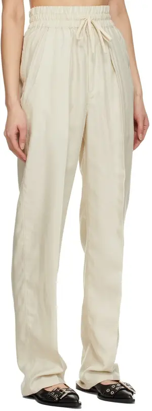 Isabel Marant Étoile Drawstring-waist Cotton Track Pants