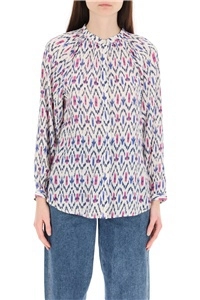 Isabel Marant Étoile Geometric Print Long-sleeve Blouse