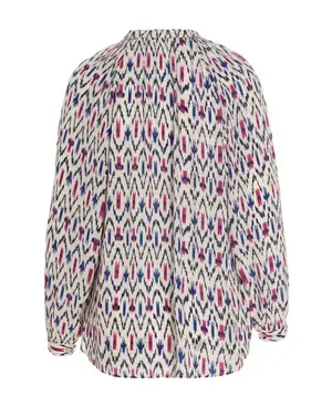 Isabel Marant Étoile Geometric Long-sleeve Blouse