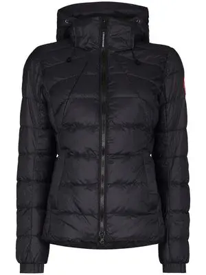 Canada Goose Hooded Down Jacket With Two-way Zipper