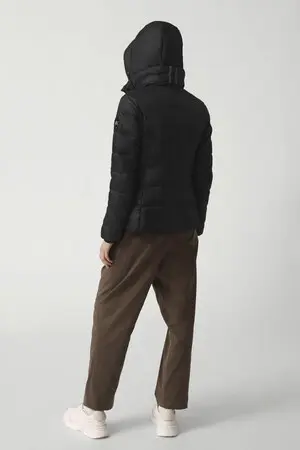 Canada Goose Hooded Down Jacket With Two-way Zipper