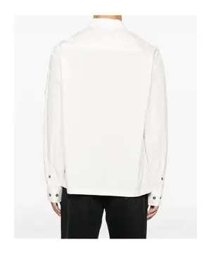 C.P. COMPANY Logo Plaque Gabardine Overshirt