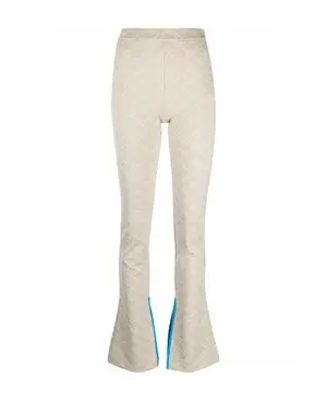 Off-White Monogram Ankle-slit Trousers