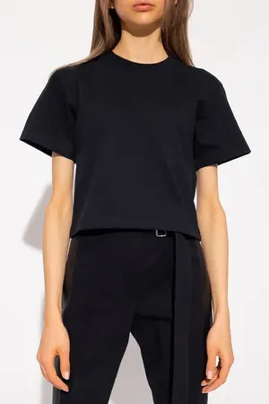 Helmut Lang Logo Embossed Crewneck T-shirt